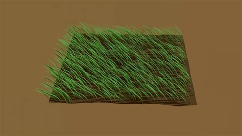 D Model Geometry Node Grass Generator VR AR Low Poly CGTrader