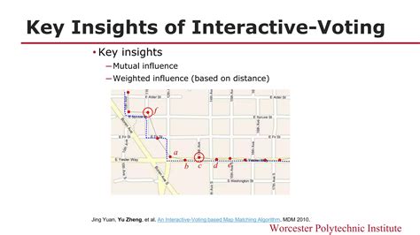 Interactive Voting Based Map Matching Algorithm Ppt