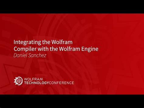 Free Video Integrating The Wolfram Compiler With The Wolfram Engine
