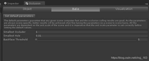 Unity3d 游戏场景优化之遮挡剔除（occlusion Culling）的使用unity Bake Oc Csdn博客