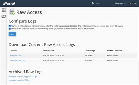 Getting Access Logs For A Domain Catalyst