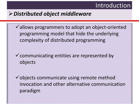 ppt distributed objects and remote invocation powerpoint presentation