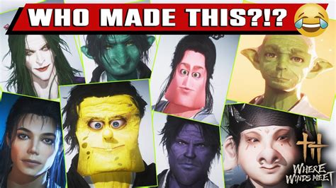 Where Winds Meet The Craziest Character Creations Youtube