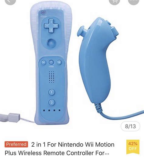 Wii Controller With Nunchuck Video Gaming Gaming Accessories Controllers On Carousell
