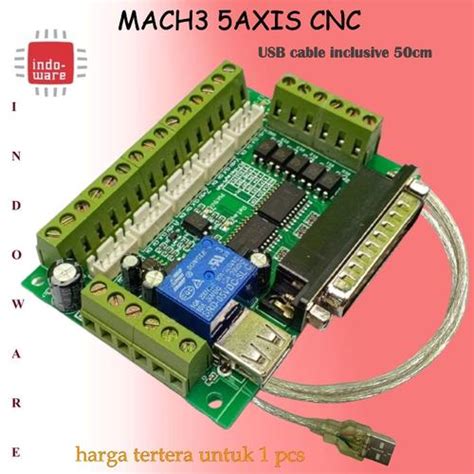 Jual Mach3 5axis Cnc Breakout Board Lpt Interface Controller Card Usb Controller Board With