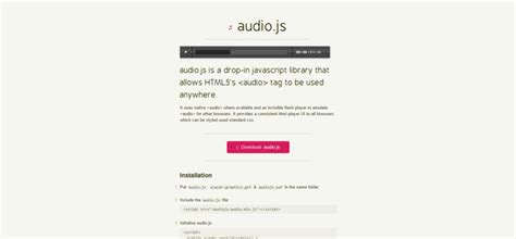 12 Best Jquery Audio Players Code Geekz