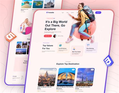 Robin Ahmed On Linkedin Html Css Frontend Travel Website Tourism
