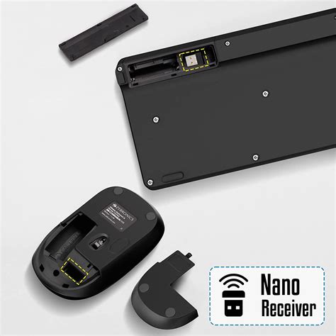 Zebronics Zeb Companion 111 Wireless Keyboard And Mouse Itsale