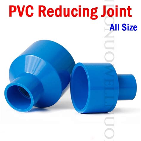 2 개 Pvc 스트레이트 감소 커넥터 물 공급 튜브 조인트 정원 관개 파이프 피팅 어댑터 Pvc 파이프 감속기 조인트파이프
