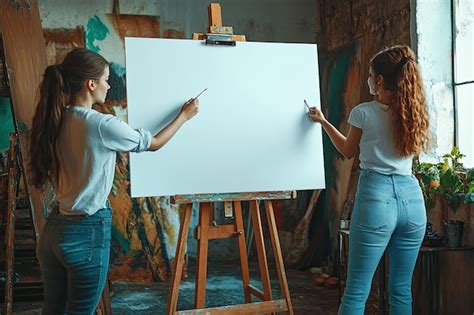 Creative Women Collaborating On New Project Premium Ai Generated Image