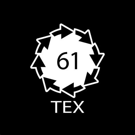 Premium Vector Bio Matter Organic Material Recycling Code 61 Tex
