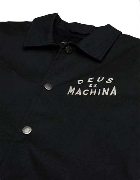 Deus Ex Machina Workshop Coach Mens Jacket Black Tillys