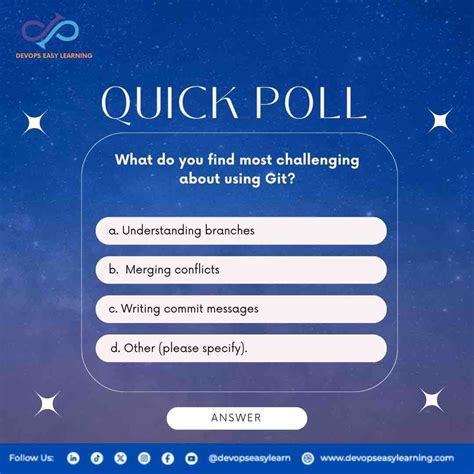 Devops Easy Learning Training Institute On Linkedin Delpoll Poll Devops Git Github