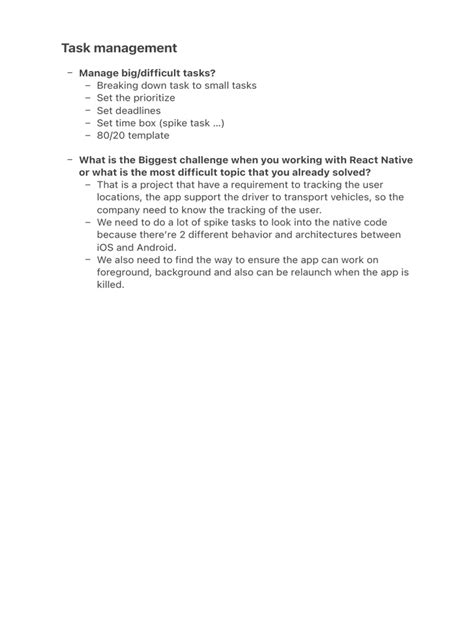 task management pdf