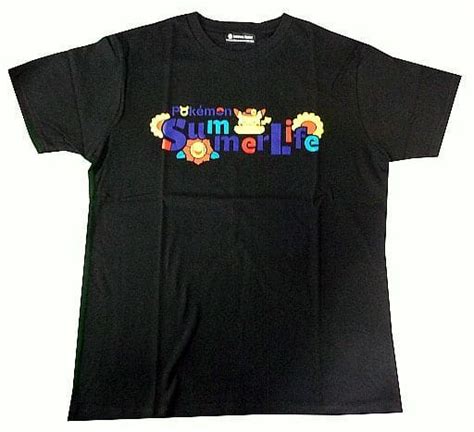 駿河屋 Pokemon Summer Life Tシャツ ブラック Sサイズ 「ポケットモンスター」 ポケモンセンター限定（tシャツ）