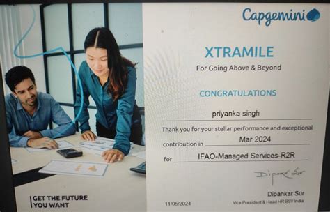 Priyanka Singh On Linkedin Recognition Teamwork Innovation Capgemini Gratitude