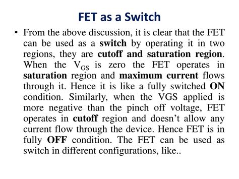 PPT Introduction To FET Operation And Applications PowerPoint Presentation ID 8903308