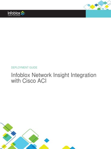 Infoblox Deployment Guide Infoblox Network Insight Integration With
