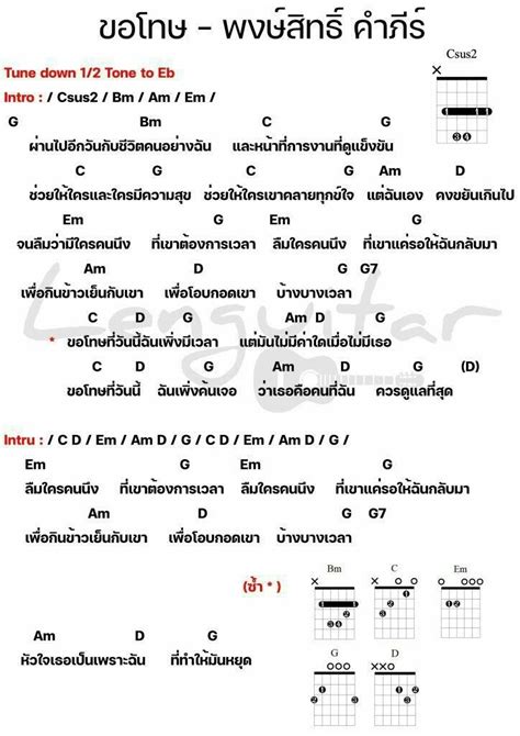 คอร์ดเพลง ฝนตกที่หน้าต่าง โลโซ [คอร์ดเพลงง่ายๆ]