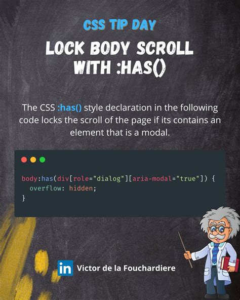 victor de la fouchardière on linkedin dailyfrontend css frontend