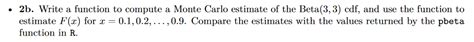Solved How To Generate The Cdf In Function Like Chegg Com
