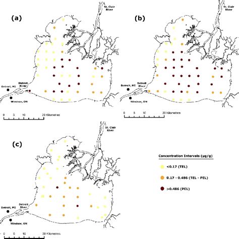 Figure 1 From Geovisualization Of Mercury Contamination In Lake St Clair Sediments Semantic