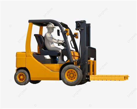 رافعة شوكية صفراء عربة التسوق الموردين سائق Png صورة للتحميل مجانا