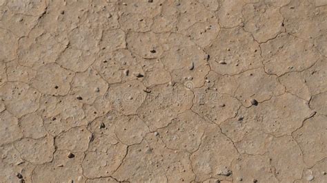 Climate Change Drought Land Global Warming Issue Cracked Mud In The Bottom Of A River Stock