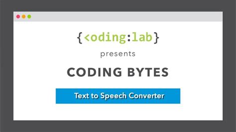 Text To Speech Converter Coding Bytes Code On Python Intermediate