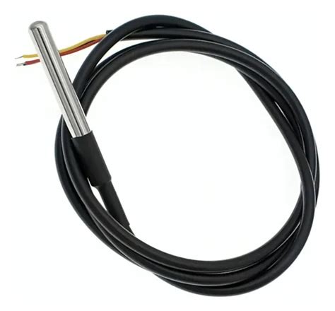 Sensor De Temperatura Ds18b20 Sonda Waterproof Arduino Pic Mercadolivre