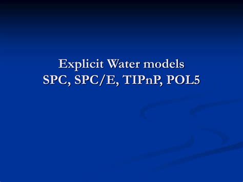 Ppt Biophysical Chemistry G4170 Introduction To Molecular Dynamics Powerpoint Presentation