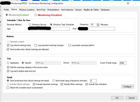Biztalk Health Monitor V5 Doesnt Send E Mail On A Schedule Or When Critical Warning Is Detected