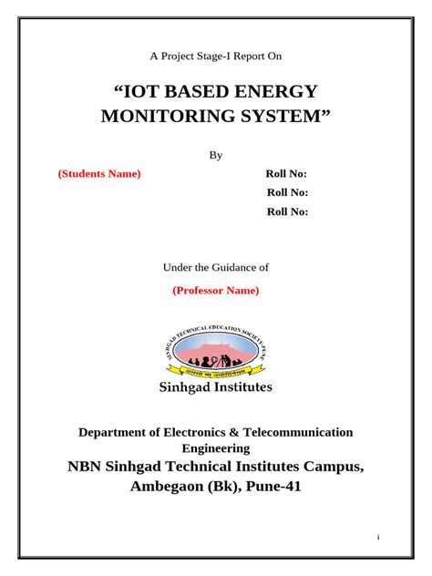 Iot Based Energy Monitoring System Pdf Internet Of Things Energy