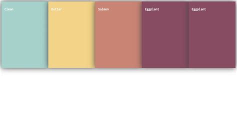Flexbox Color Palette
