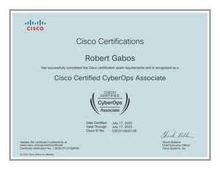 Cisco Certified CyberOps Associate PDF