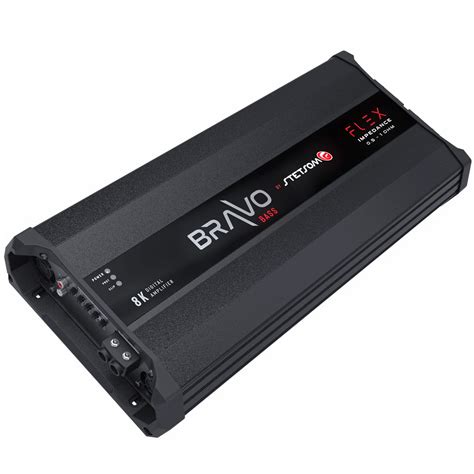 Stetsom Bravo Bass Flex 8k Mono Class D Car Audio Amplifier Automatic