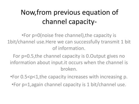 Binary Symmetric Channel Review PPTX