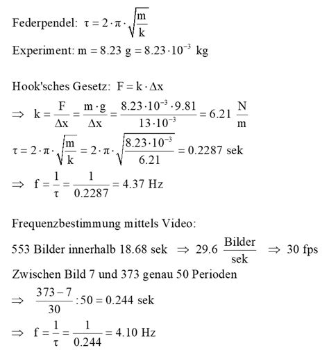 Erzwungene Schwingungen Stoppi