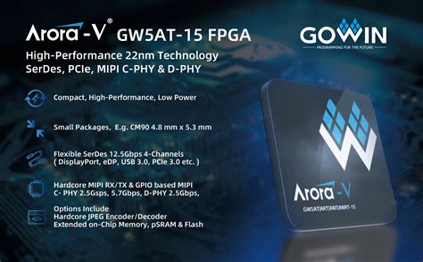 New Low Cost Option For High Speed 4k Video Display Interfacing As Gowin Launches Small Fpga