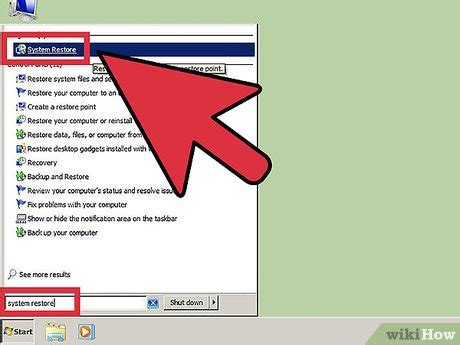 How To Use System Restore On Windows 7