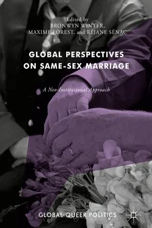 PDF Global Perspectives On Same Sex Marriage By Bronwyn Winter 9783319627632 9783319627649