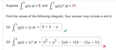 Finding Values Of Integrals R Askmath