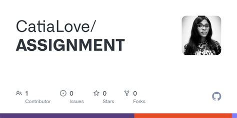 GitHub CatiaLove ASSIGNMENT