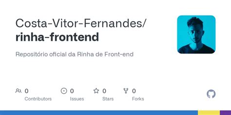 Vítor Fernandes Fonseca Da Costa No Linkedin Github Costa Vitor
