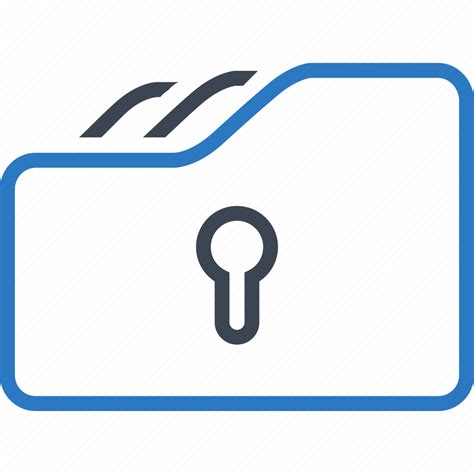 Data Encryption Folder Protection Security Icon Download On