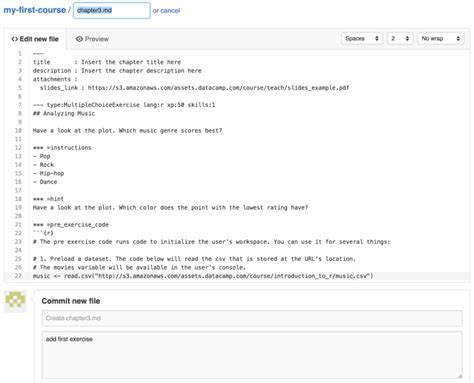 building your own datacamp course with github r bloggers