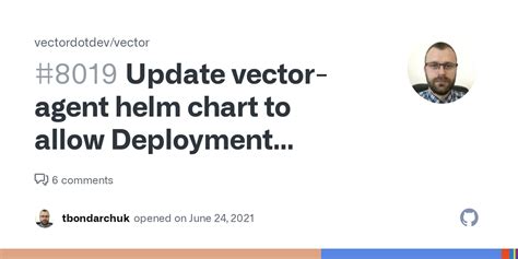 Update Vector Agent Helm Chart To Allow Deployment Instead Of Daemonset · Issue 8019