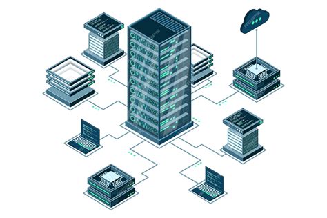 Premium Vector Computer Technology Isometric Illustration Computation