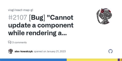 Bug Cannot Update A Component While Rendering A Different Component