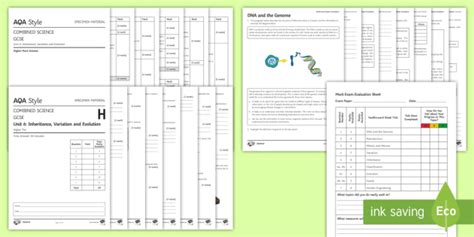 GCSE Inheritance Variation And Evolution Higher Assessment Pack